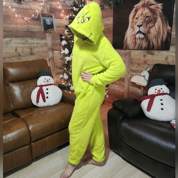 Intimates & Sleepwear | The Grinch Onesie | Poshmark